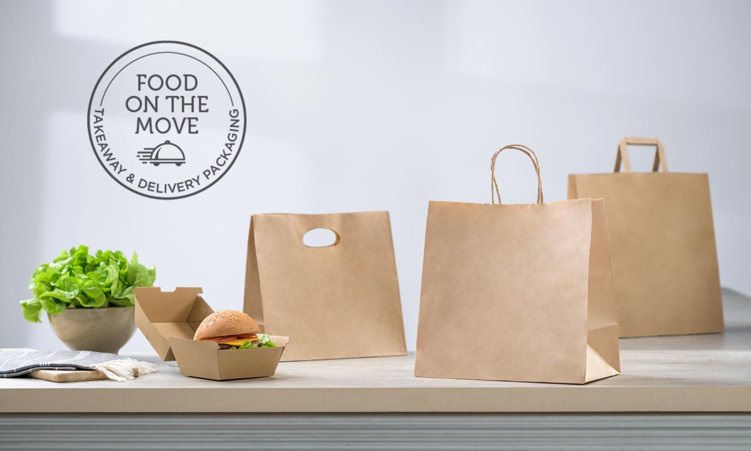 Takeaway Food Delivery Packaging For Food On The Move